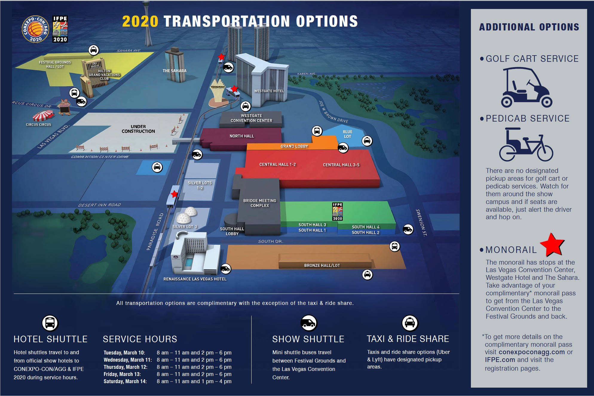 CONEXPO-CON/AGG 2020 Maps - Crane And Hoist Canada